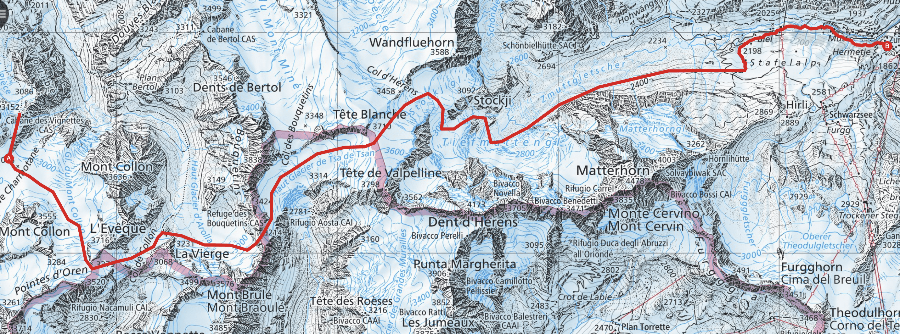 Haute Route Ski Tour - Pro Guiding Service